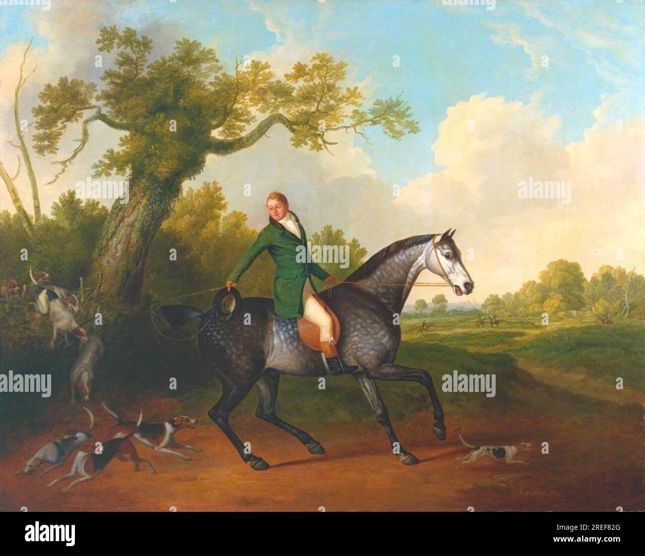 Jonathan Griffin, Huntsman to the Earl of Derby’s Staghounds 1813 by ...