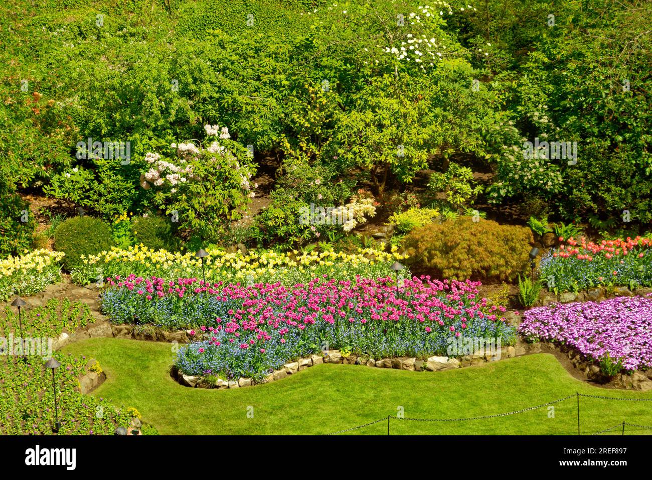 Famous british gardens in bloom hi-res stock photography and images - Alamy