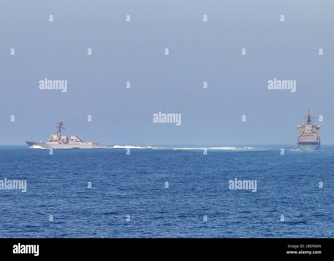 230716-N-CD453-1070 SEA OF JAPAN (July 17, 2023) Arleigh Burke-class ...