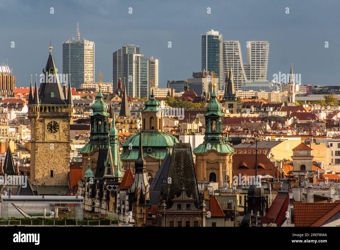 Prague skyscrapers hi-res stock photography and images - Alamy