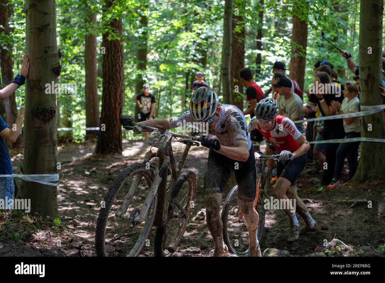 Pushing mtb hi-res stock photography and images - Alamy
