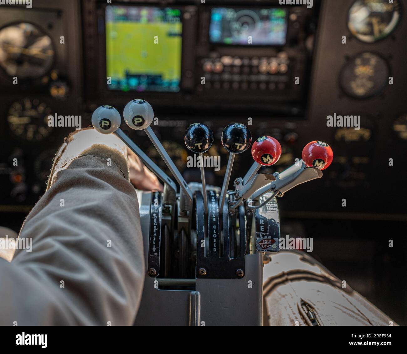 The Douglas C-47 Skytrain flies over Sioux Falls, SD July 25, 2023. The ...