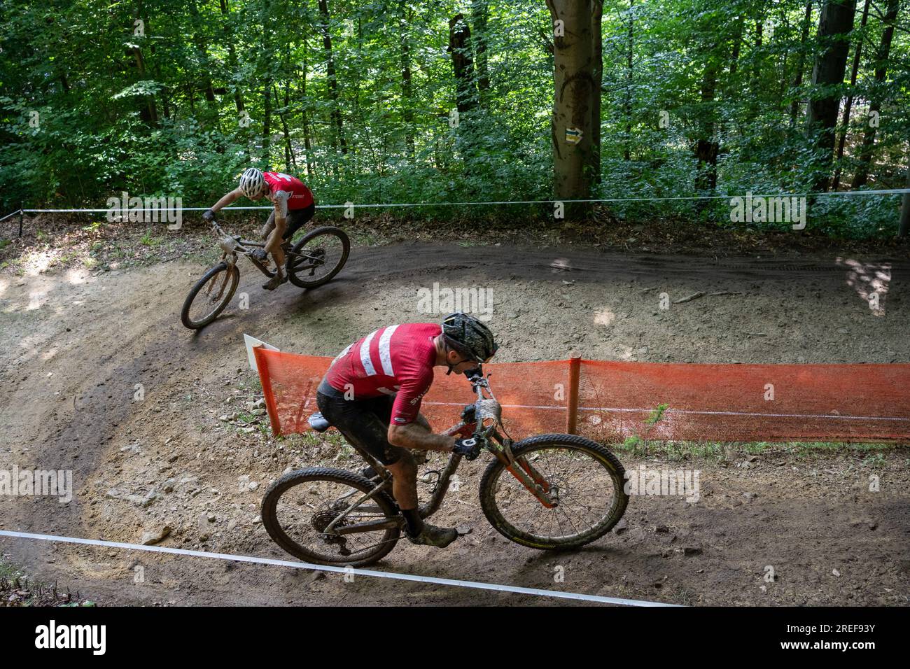 Sebastian Fini (Denmark) and Thomas Litscher (Switzerland) on 2023 UEC ...
