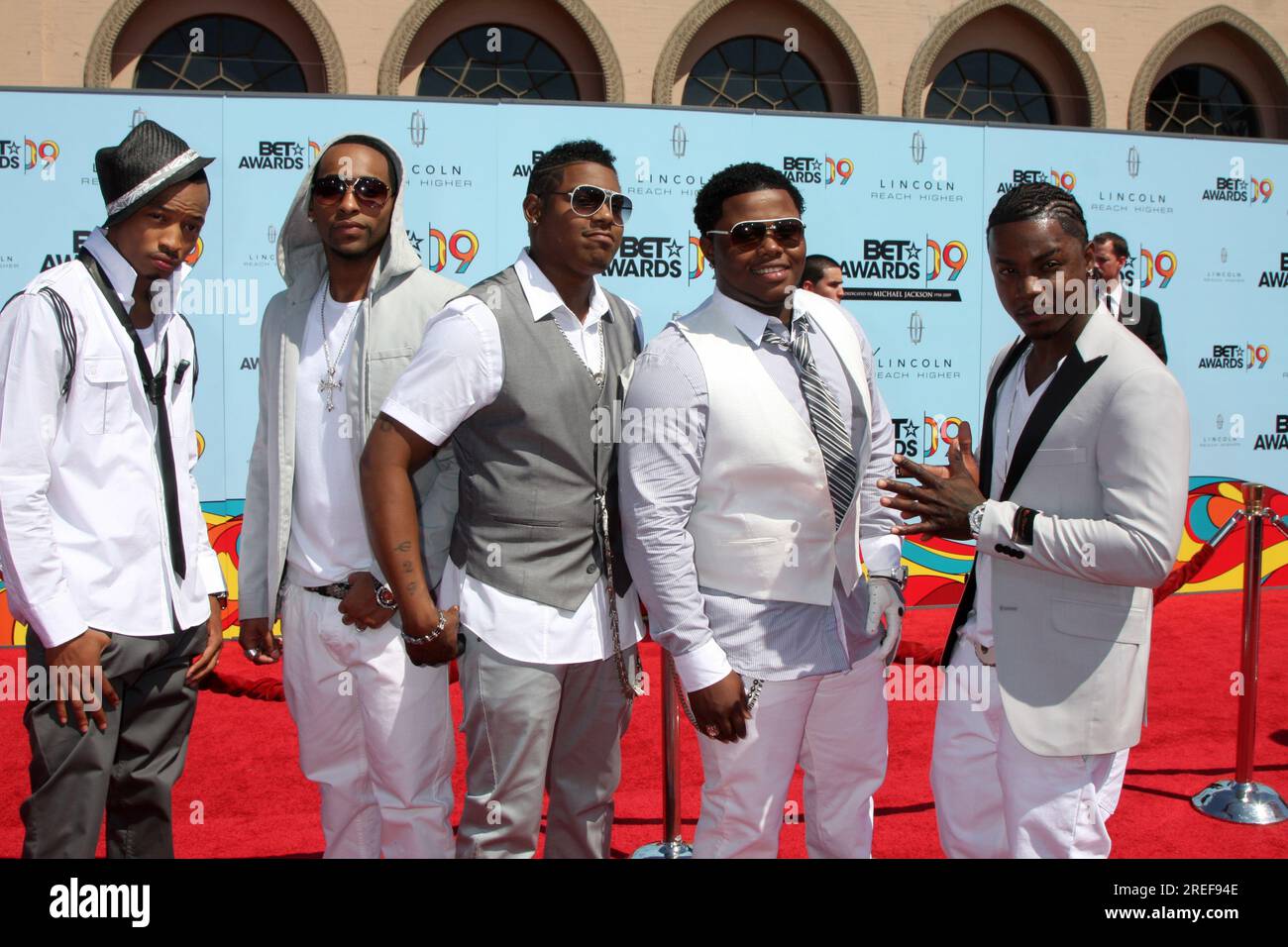 Day 26 arriving at the BET Awards 2009 at the Shrine Auditorium in Los ...