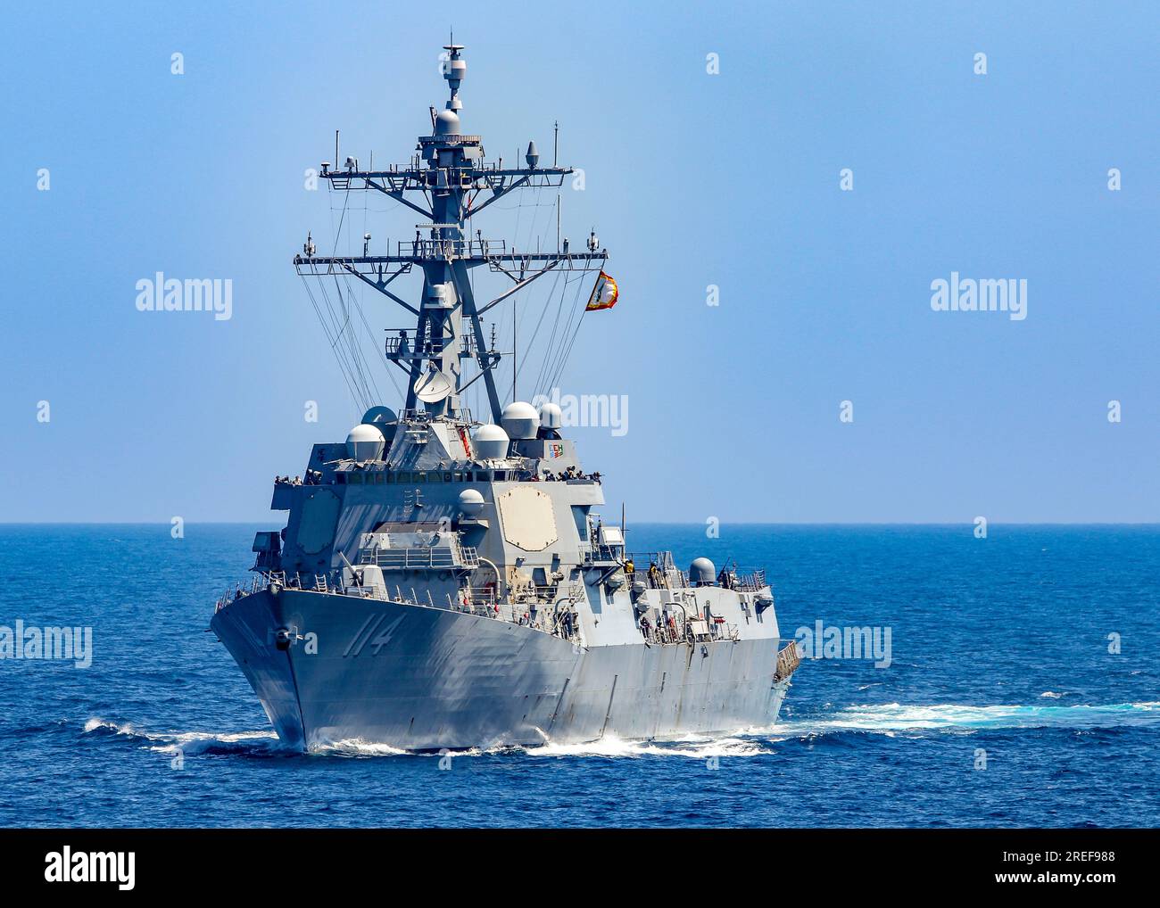 230716-N-CD453-1193 SEA OF JAPAN (July 17, 2023) Arleigh Burke-class ...