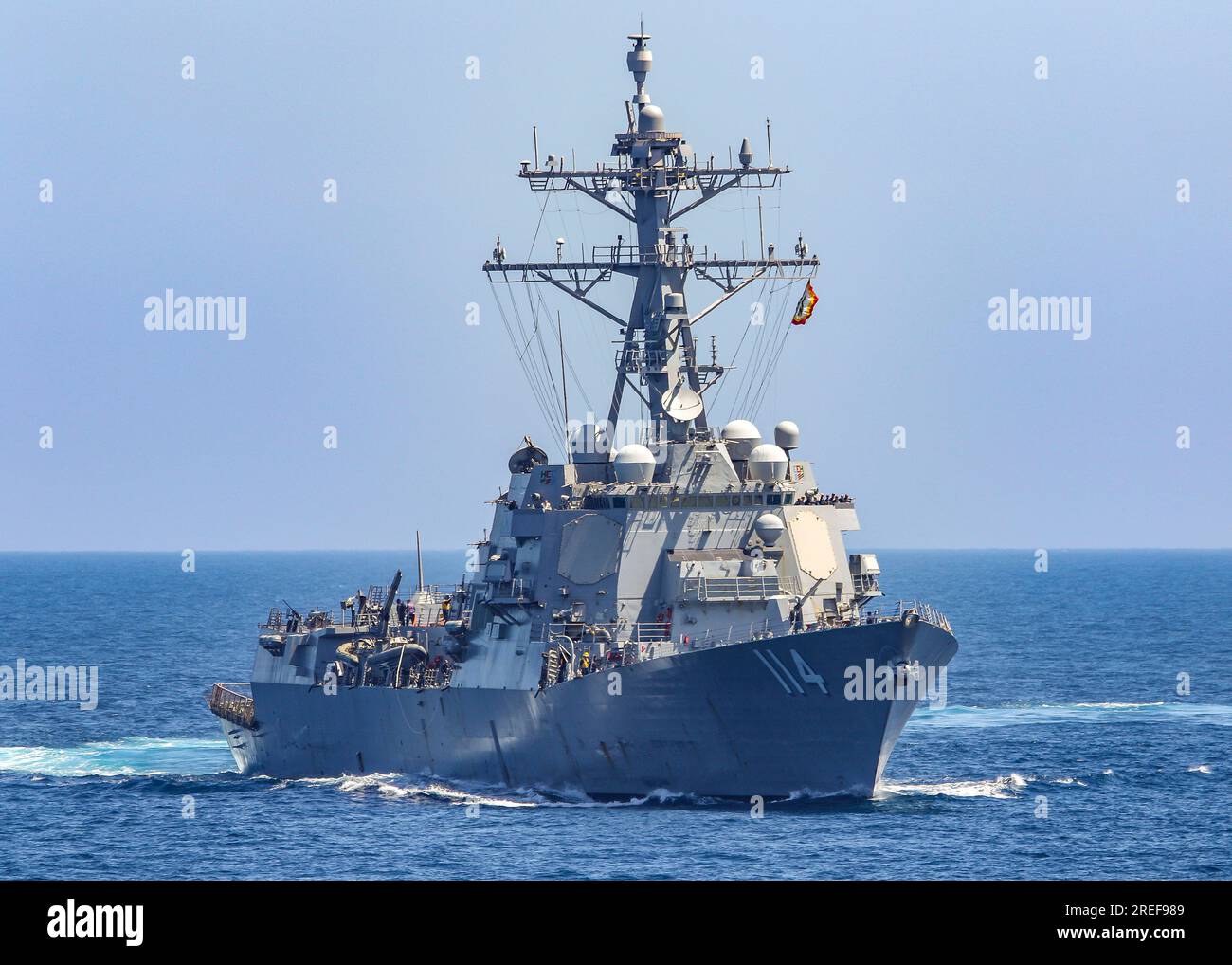230716-N-CD453-1209 SEA OF JAPAN (July 17, 2023) Arleigh Burke-class ...