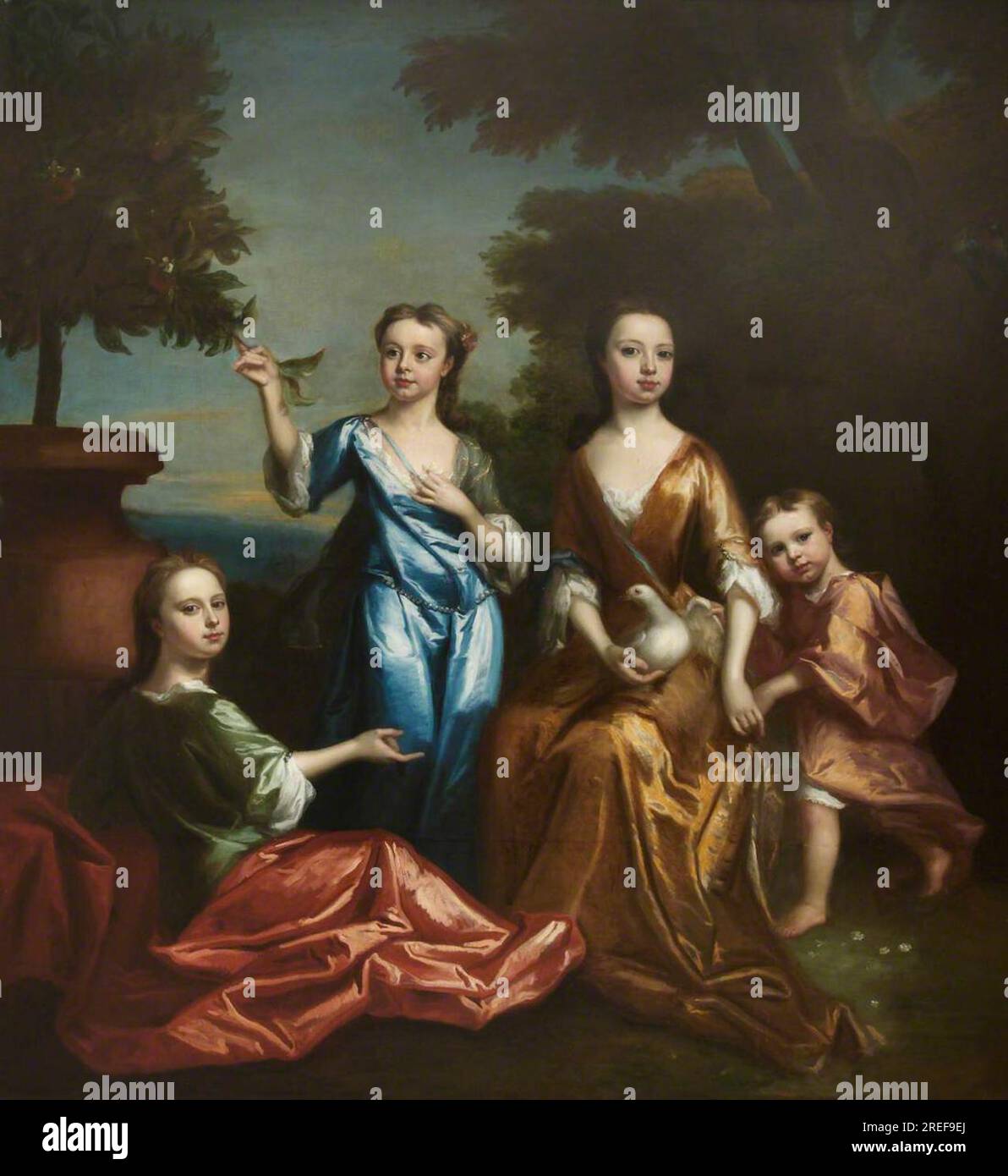 The Lee Children (either of Sir William or of Sir Thomas Lee) between ...