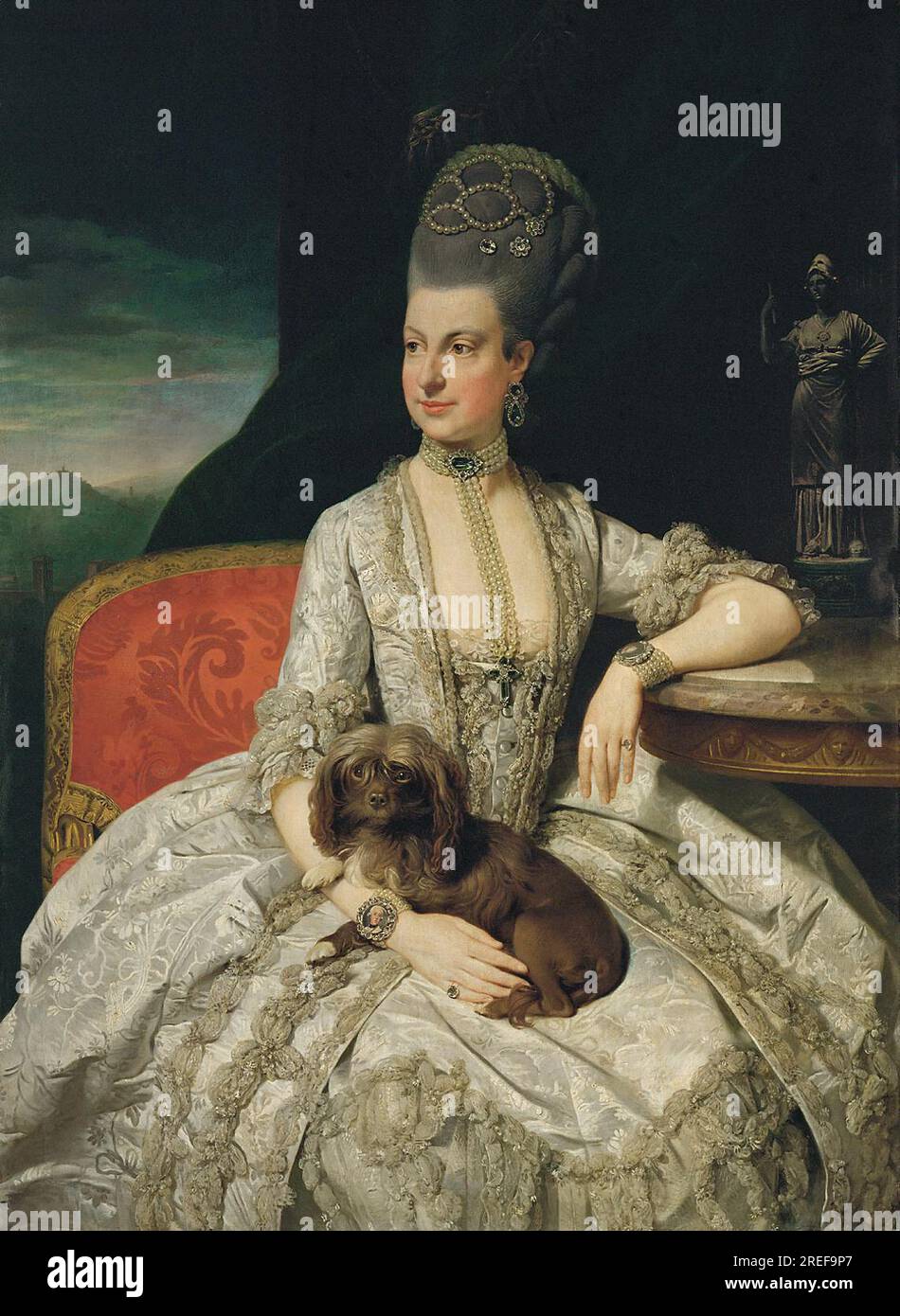 Archduchess Maria Christina, Duchess of Teschen, (1742-1798) 1776 by ...