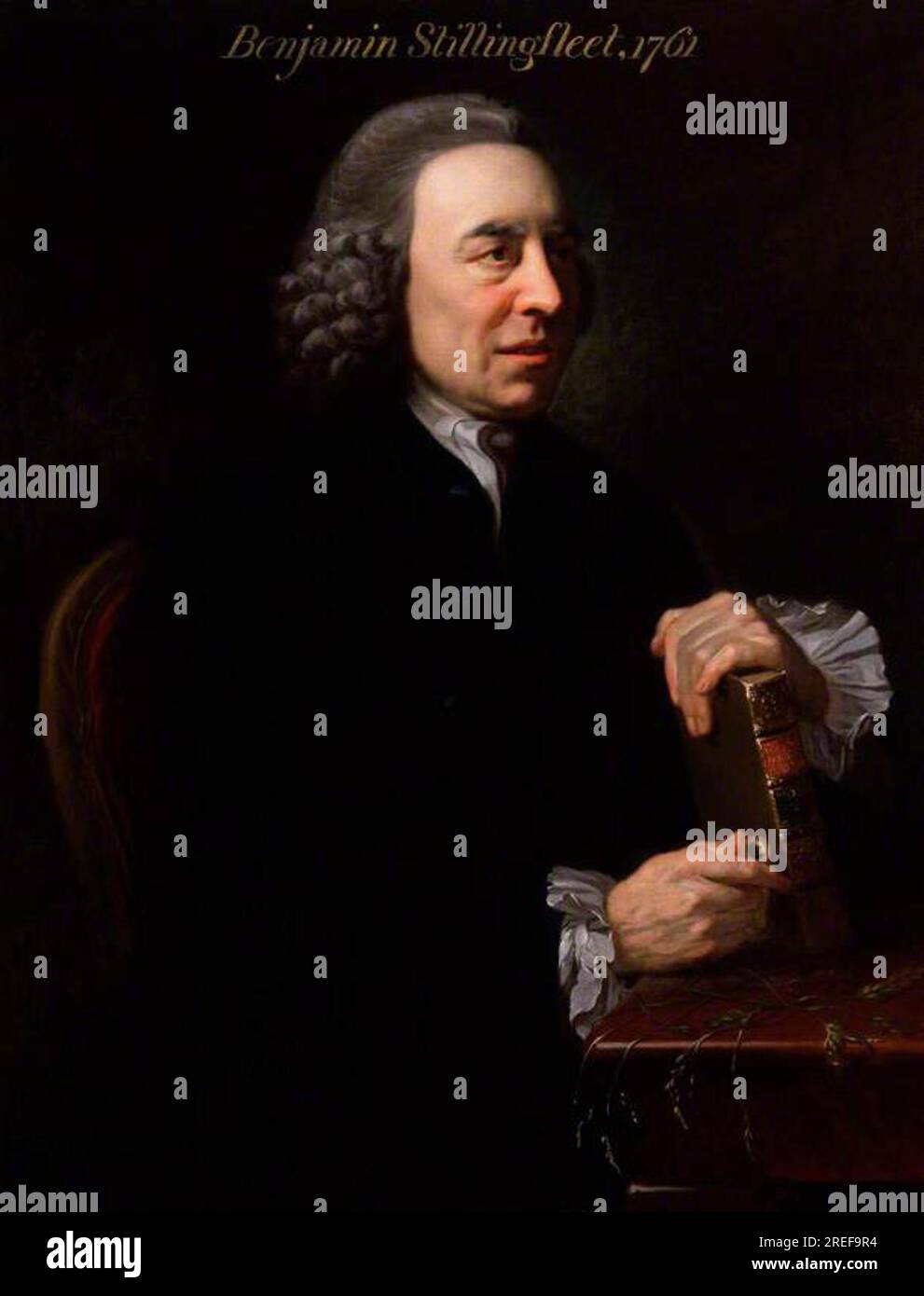 Benjamin Stillingfleet circa 1761 by Johann Zoffany Stock Photo - Alamy