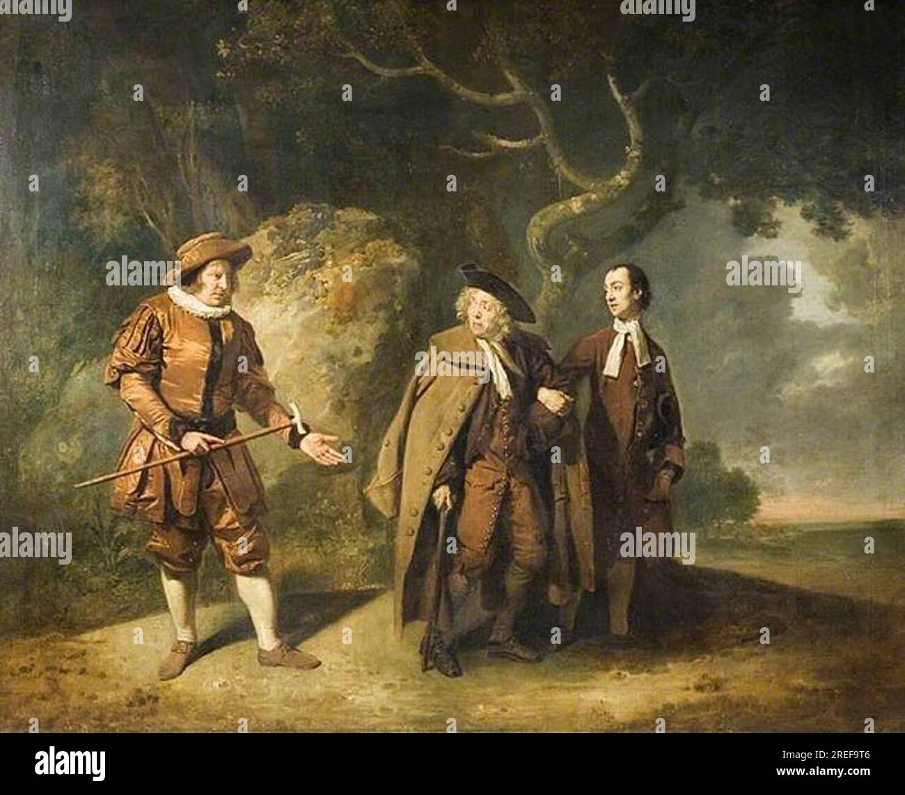 Parsons, Bransby, And Watkyns In A Scene From Lethe 1766 by Johann ...