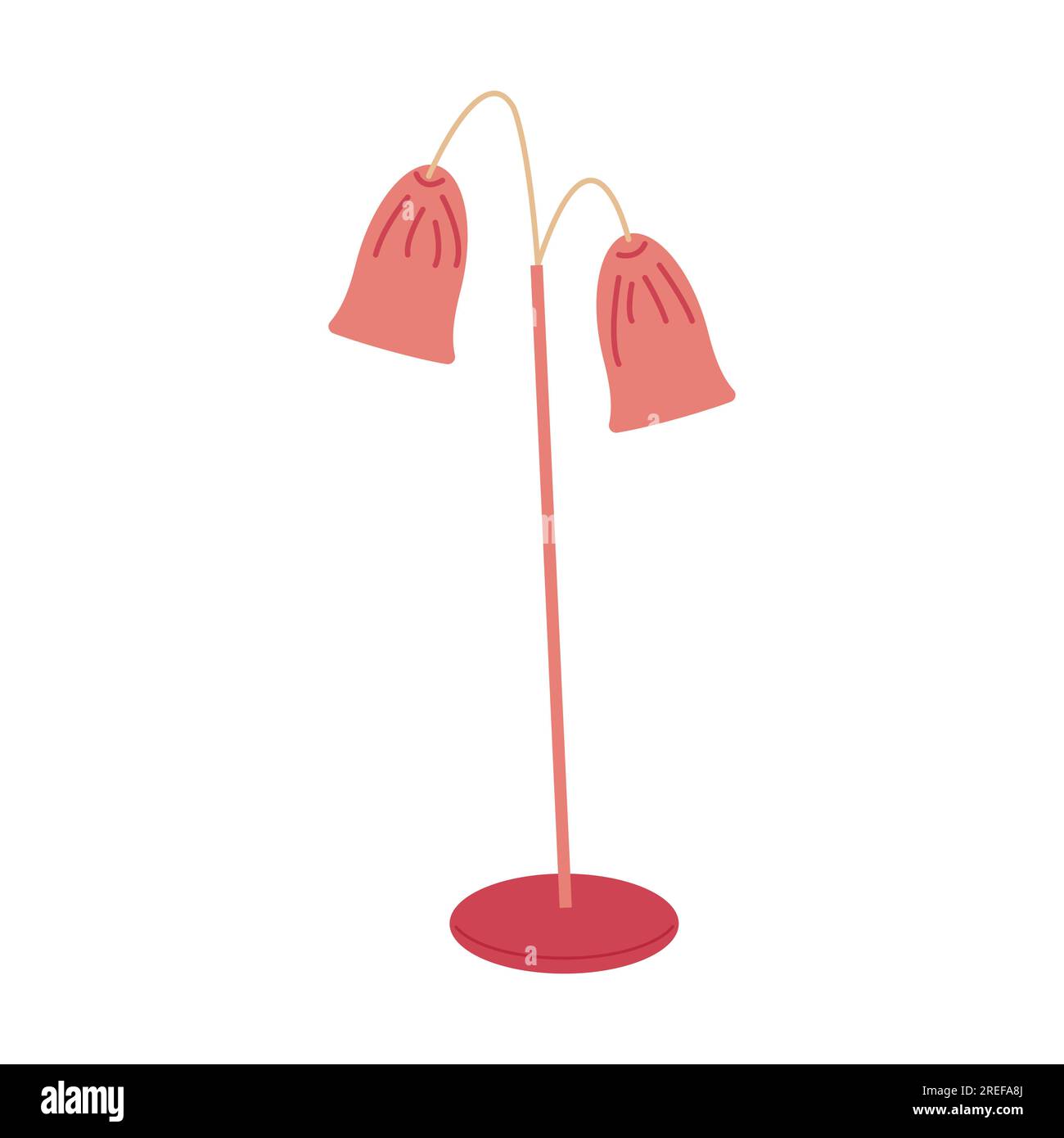 Lighting devices for decorating any home interior. Floor lamp with bell ...