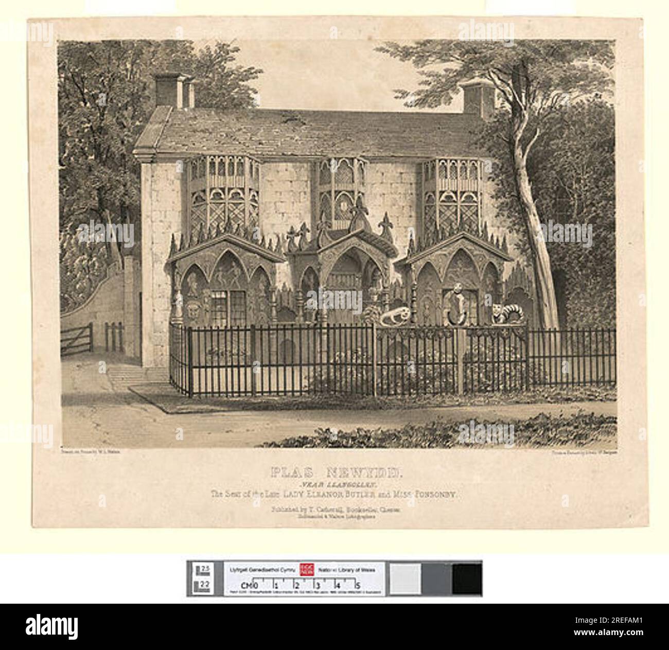 Plas Newydd, near Llangollen: the seat of the late Lady Eleanor Butler ...