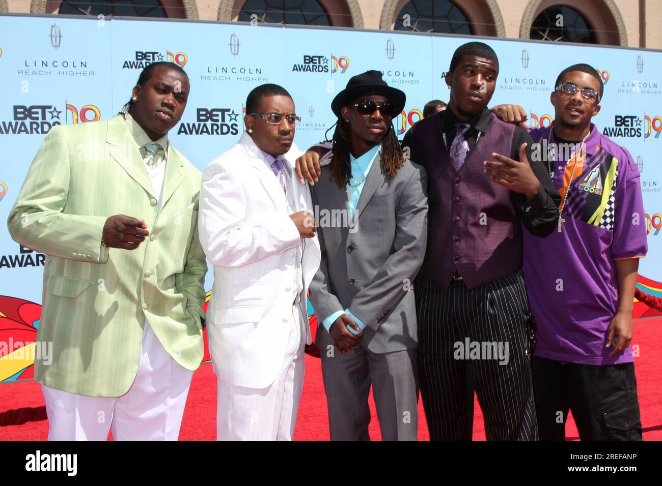 GS Boyz arriving at the BET Awards 2009 at the Shrine Auditorium in Los ...