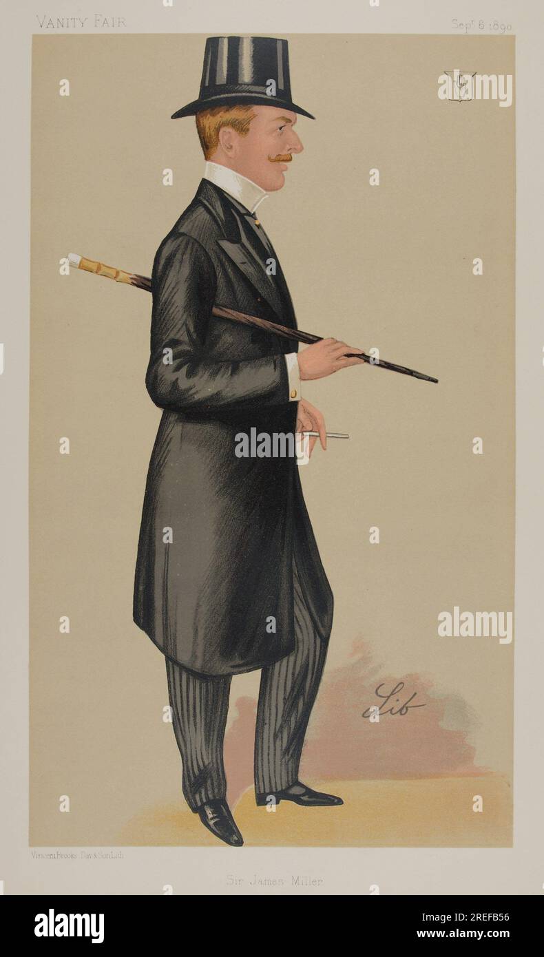 Sir James Miller 6 September 1890 by Liborio Prosperi Stock Photo - Alamy