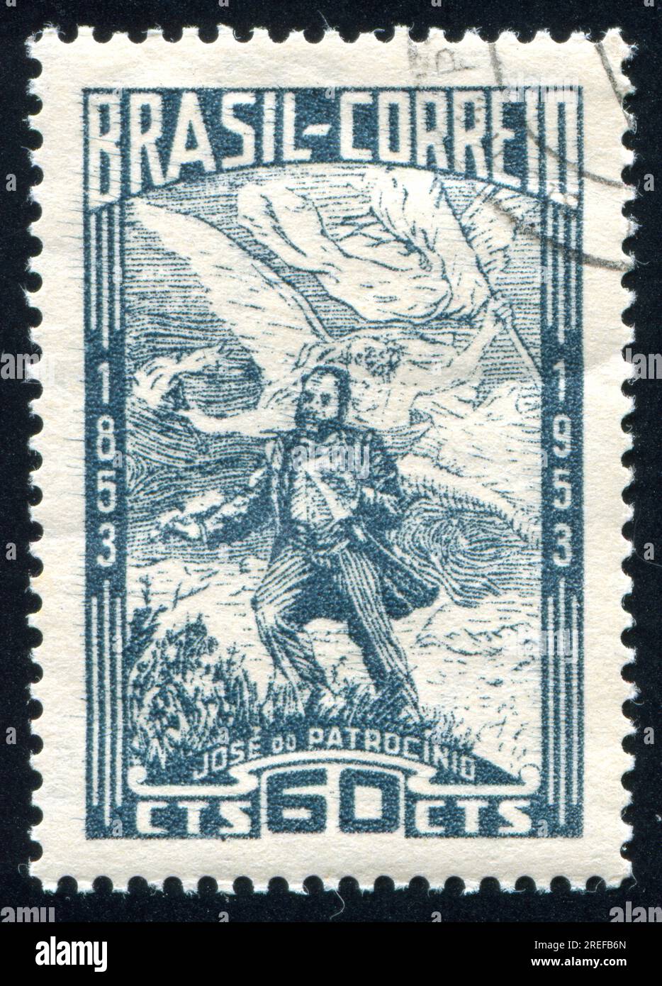 BRAZIL - CIRCA 1953: stamp printed by Brazil, shows Jose Carlos do ...