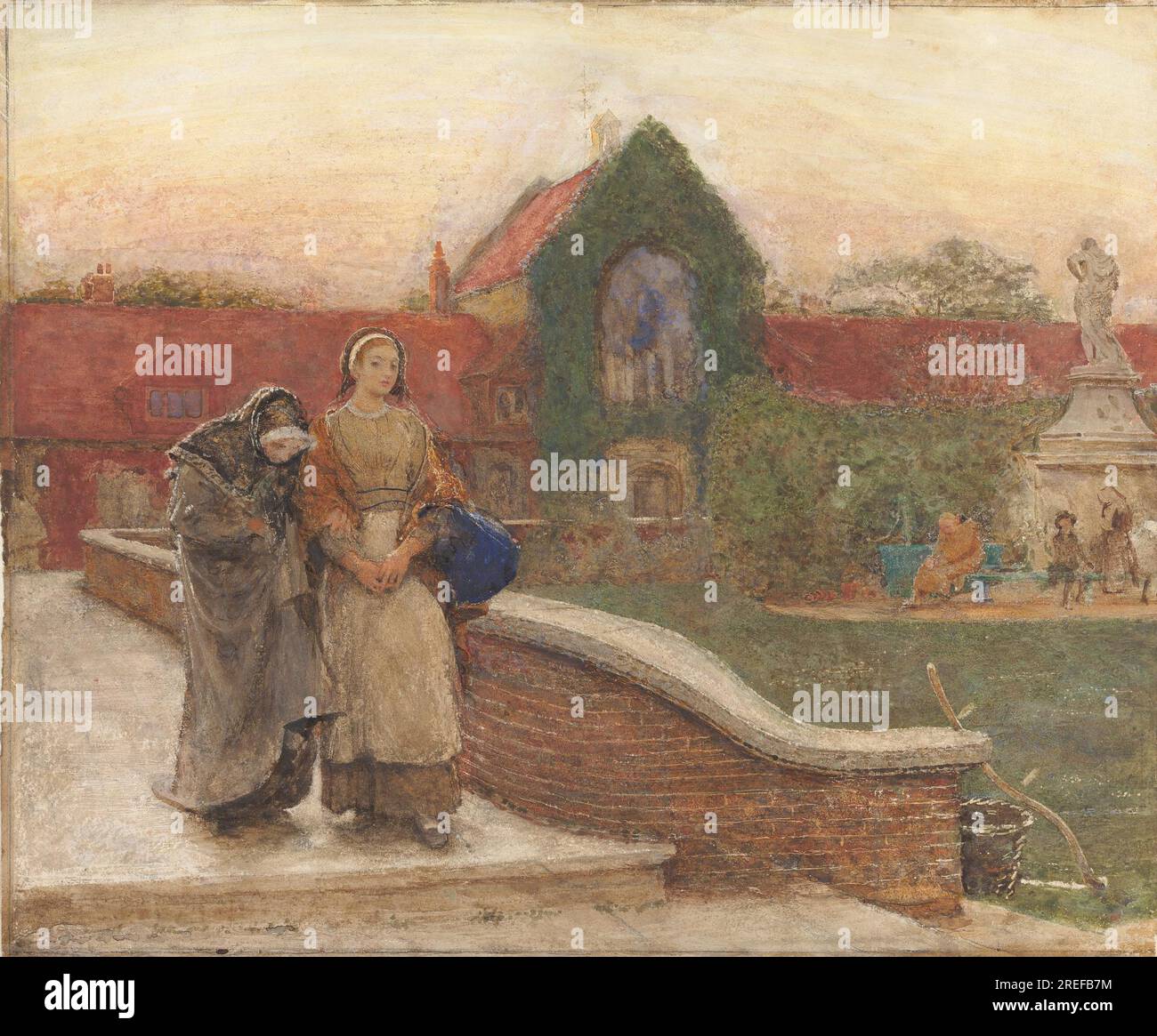 The Harbour of Refuge 1875 by Frederick Walker Stock Photo - Alamy