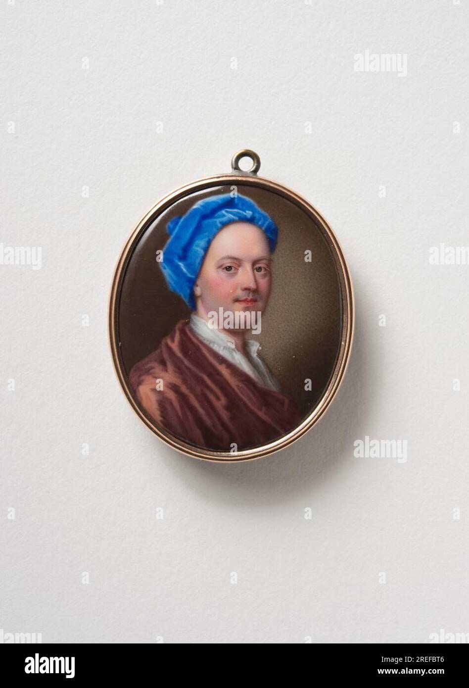 Self portrait, presumed by Christian Friedrich Zincke Stock Photo - Alamy