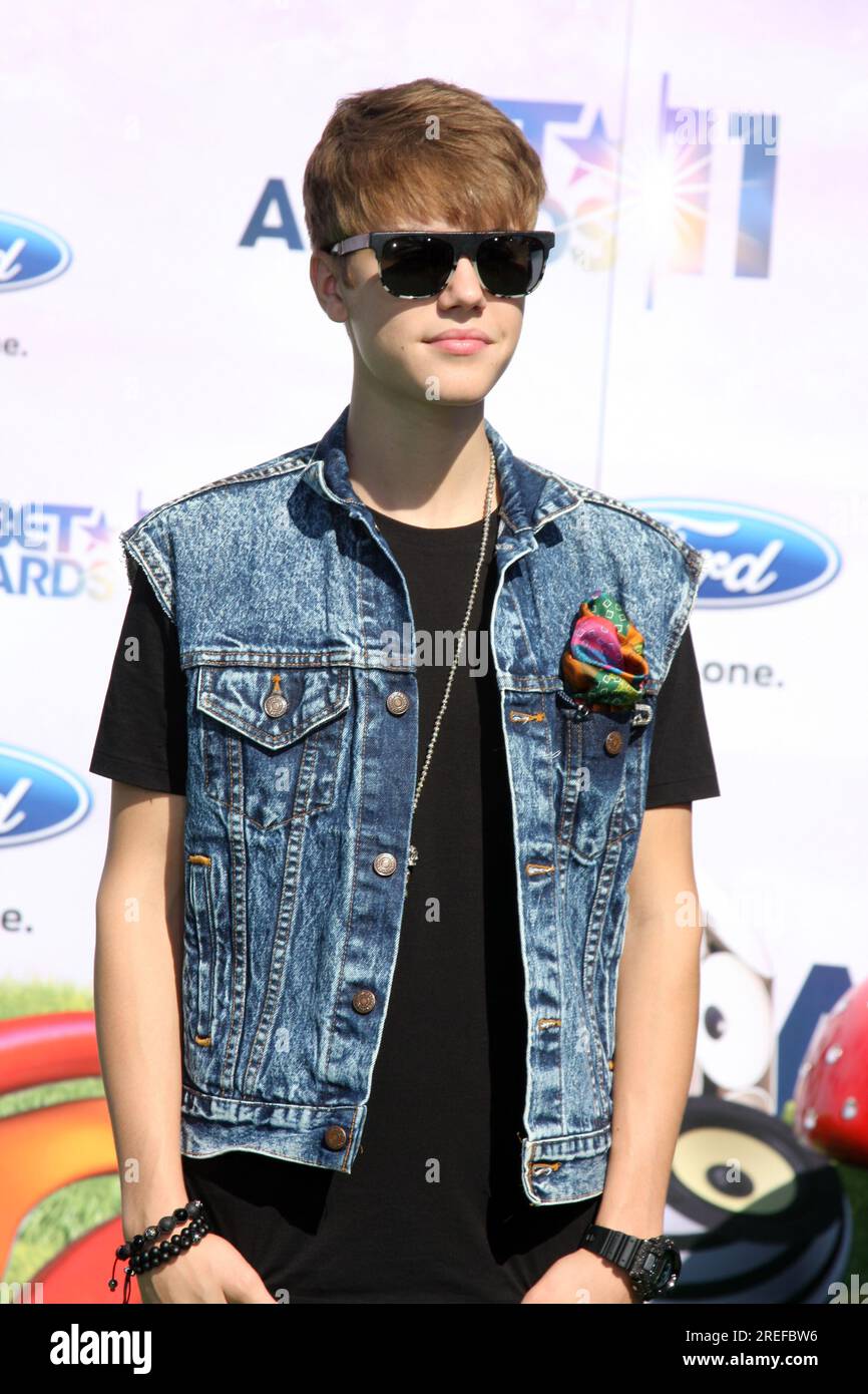 LOS ANGELES - JUN 26: Justin Bieber arriving at the 11th Annual BET ...