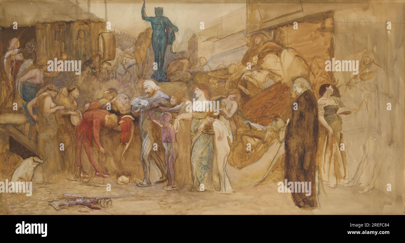 Vanity Fair by George John Pinwell Stock Photo - Alamy