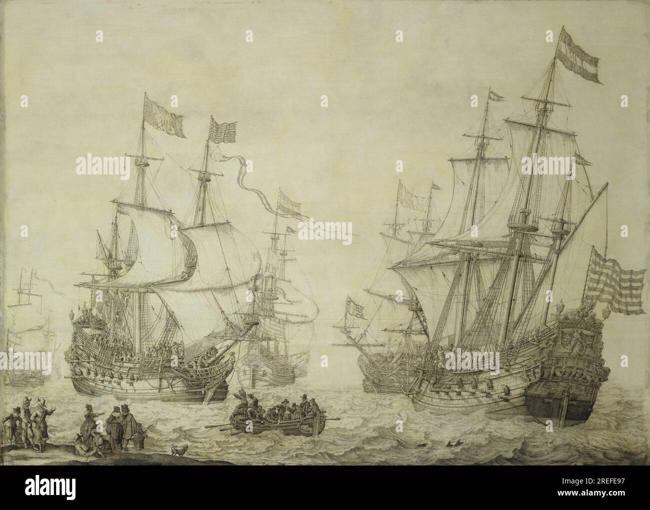 Two dutch merchant ships hi-res stock photography and images - Alamy