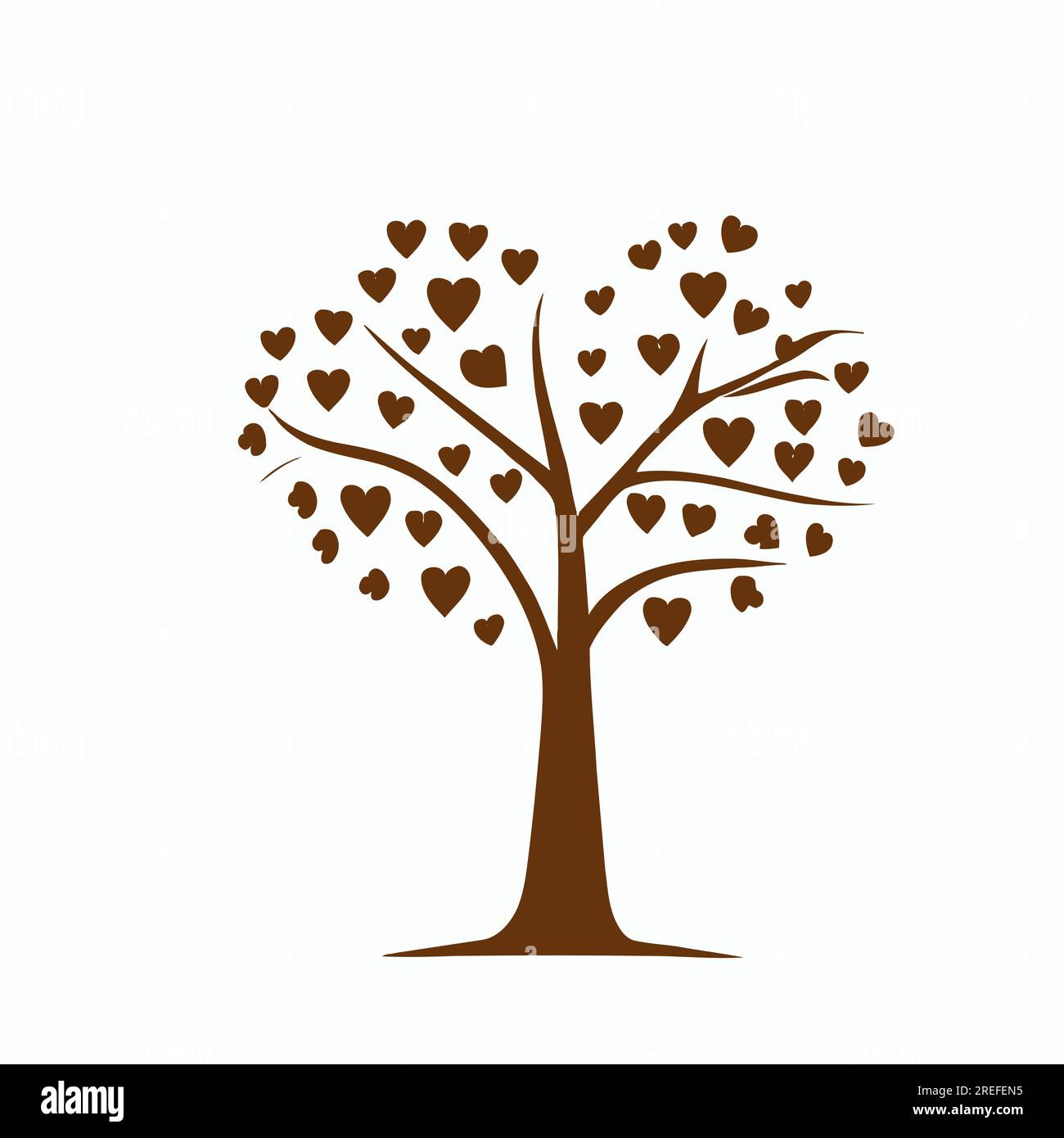 Heart Family Tree Clip Art