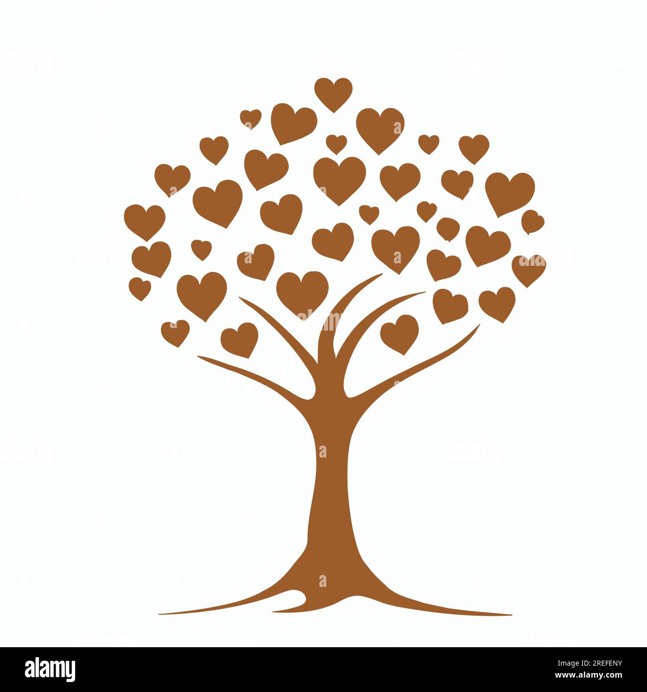 Heart Family Tree Clip Art