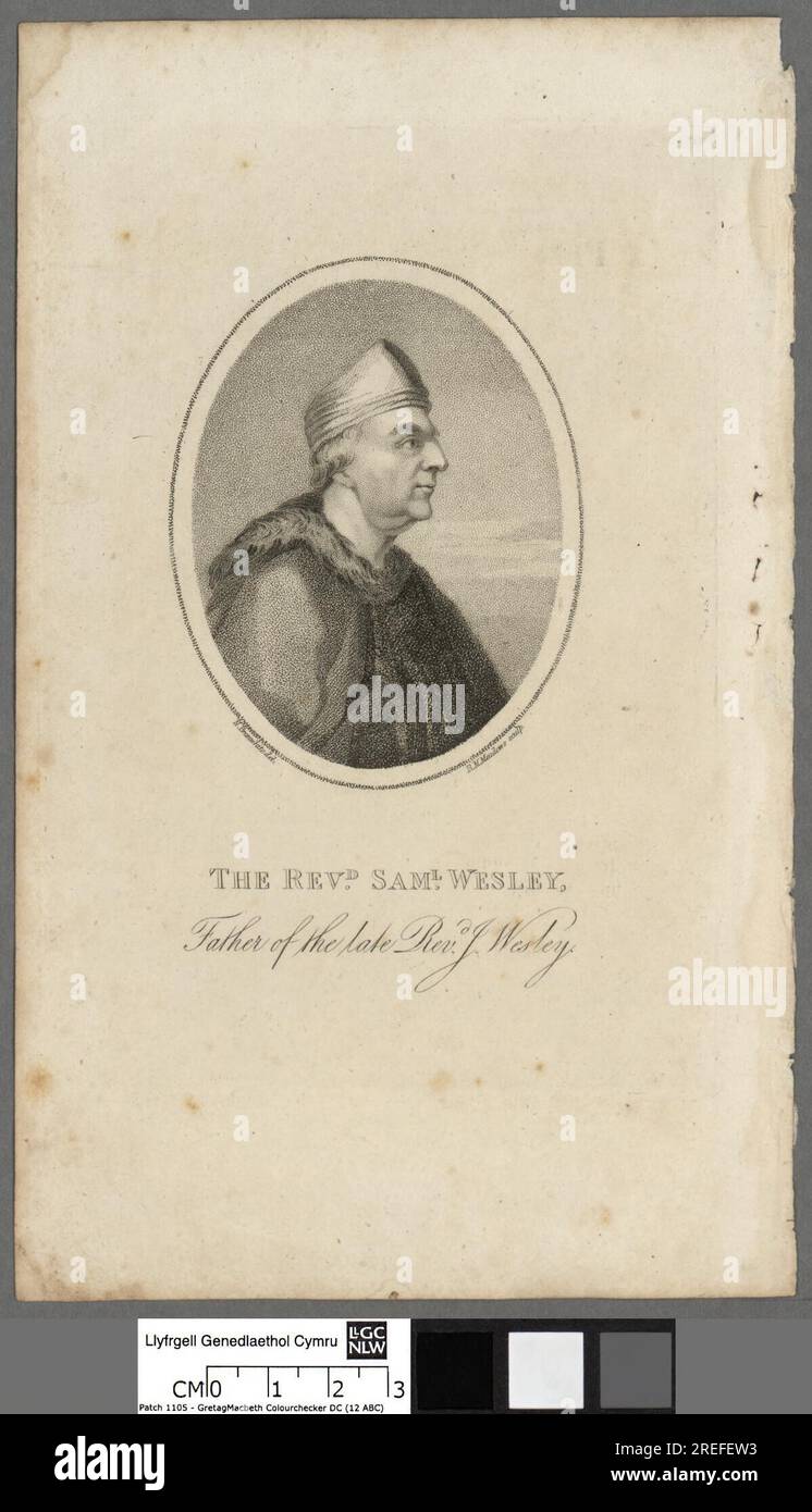 Revd. Saml. Wesley circa 1800 by Robert Mitchell Meadows Stock Photo ...