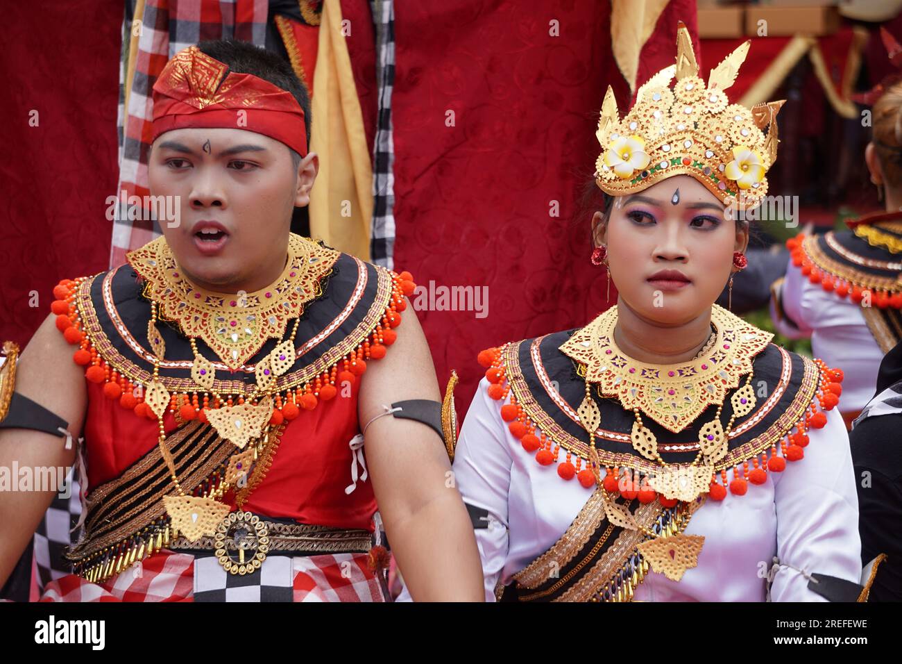 Makepung loloan dance from Bali. This dance is used as welcome dance ...