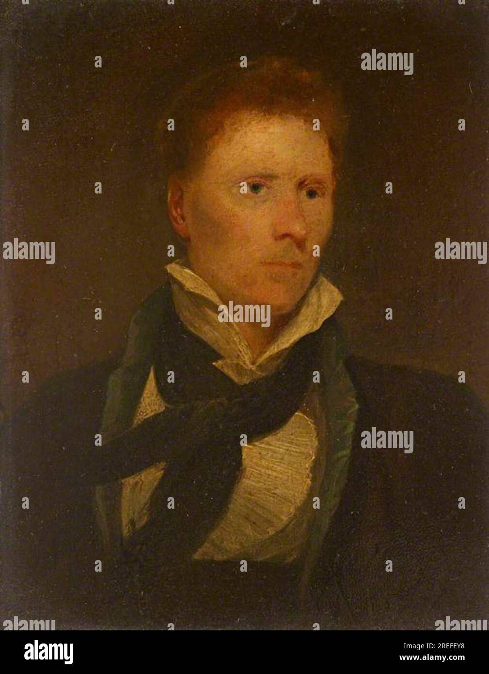 Portrait of a Young Man by Alexander George Fraser Stock Photo - Alamy