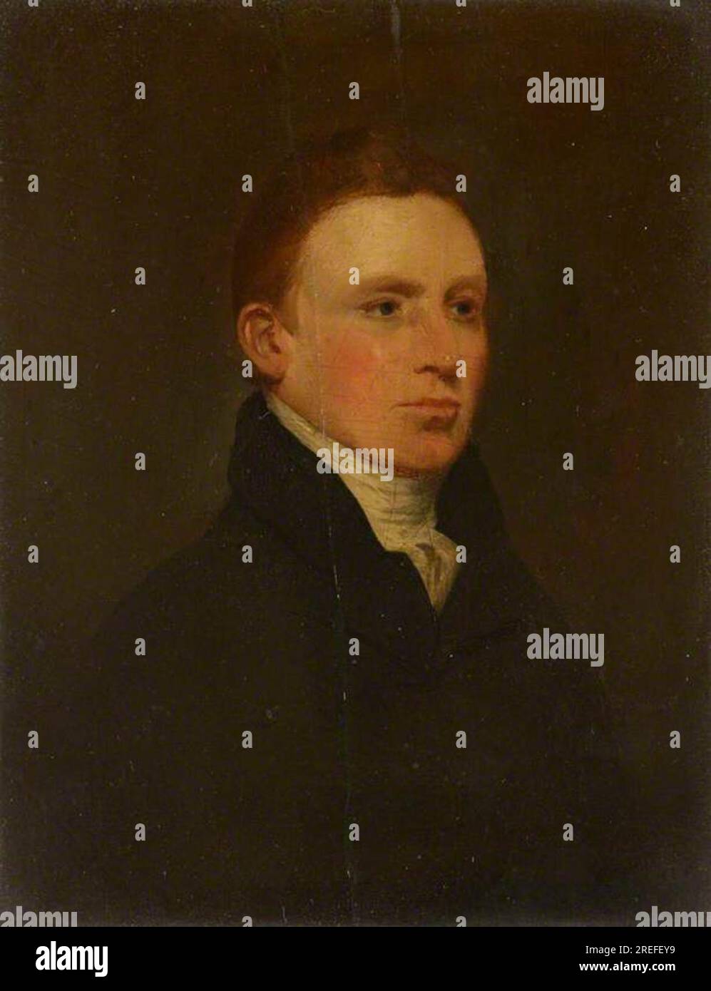 Portrait of a Young Man 1816 by Alexander George Fraser Stock Photo - Alamy