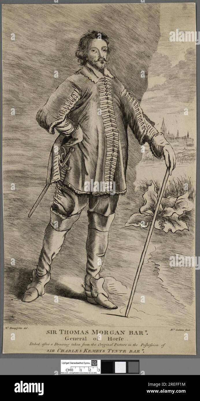 Sir Thomas Morgan Bart circa 1810 by Elizabeth Bridgetta Gulston Stock Photo - Alamy