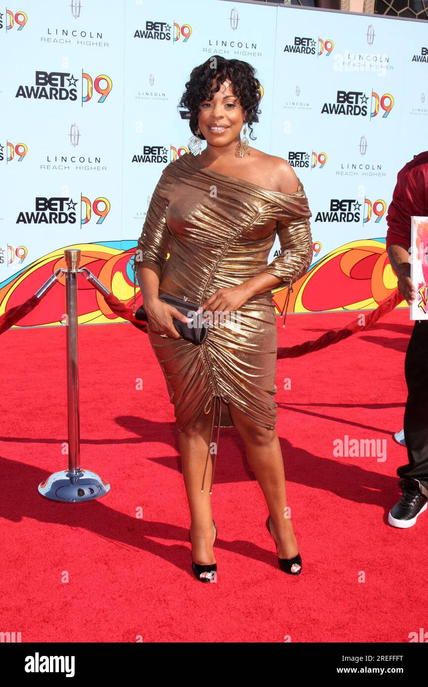 Neicy Nash arriving at the BET Awards 2009 at the Shrine Auditorium in ...