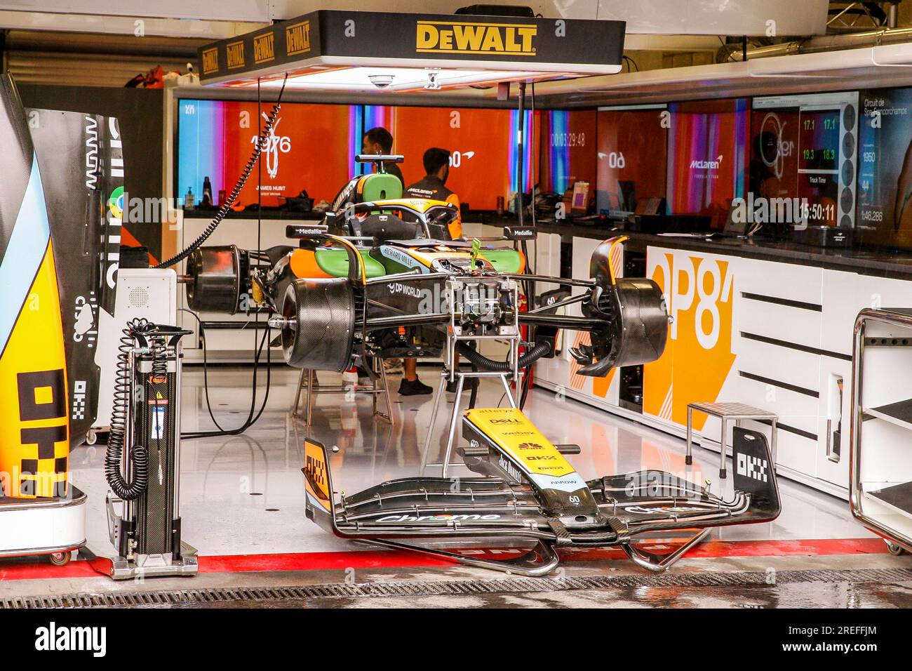 Mclaren f1 2023 garage hi-res stock photography and images - Alamy