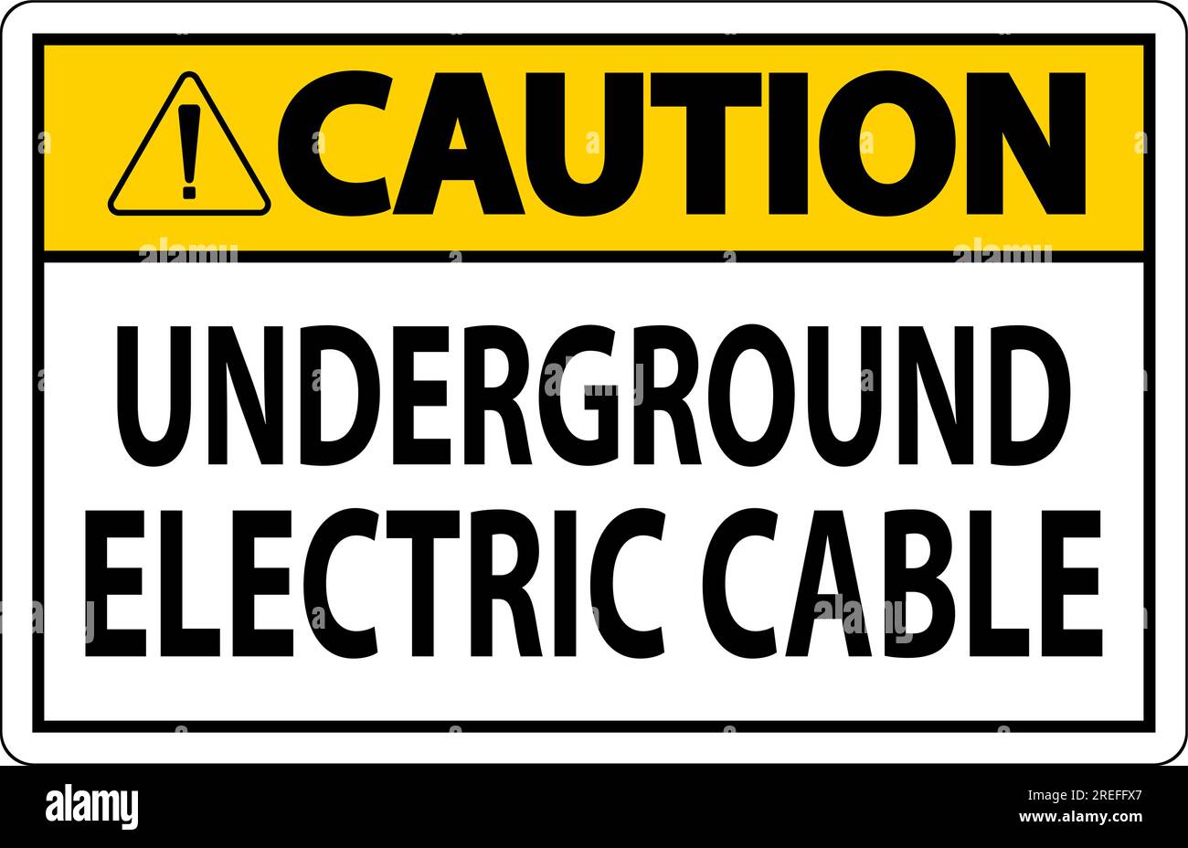 Underground cable repair Stock Vector Images - Alamy