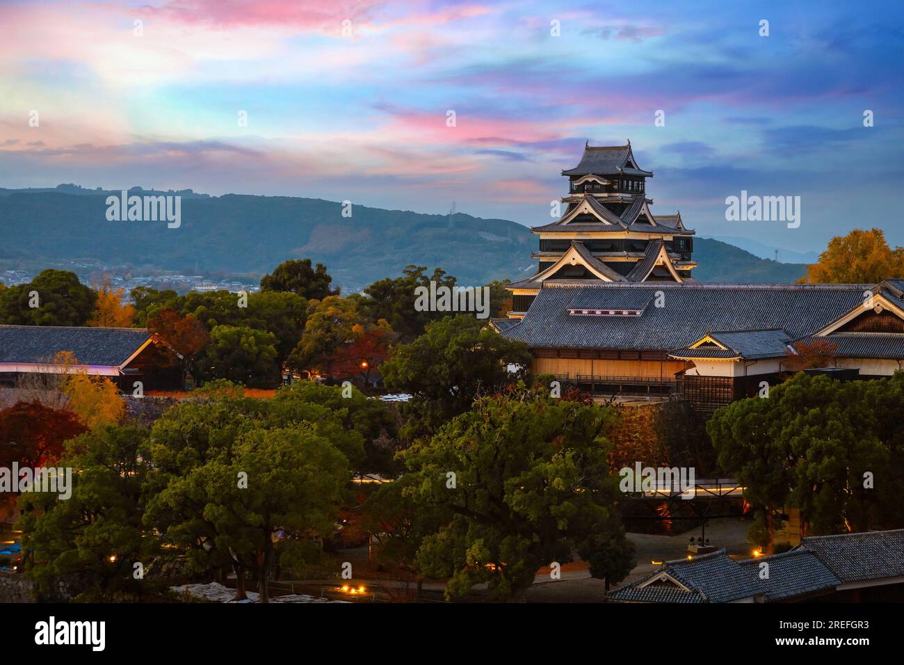 Kumamoto, Japan - Nov 23 2022: Kumamoto Castle's history dates to 1467 ...