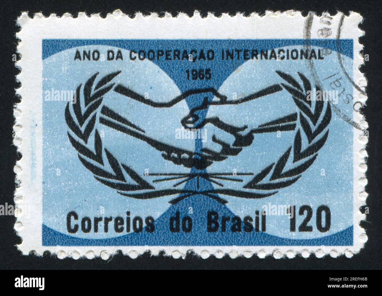 BRAZIL - CIRCA 1965: stamp printed by Brazil, shows ICY Emblem, circa ...