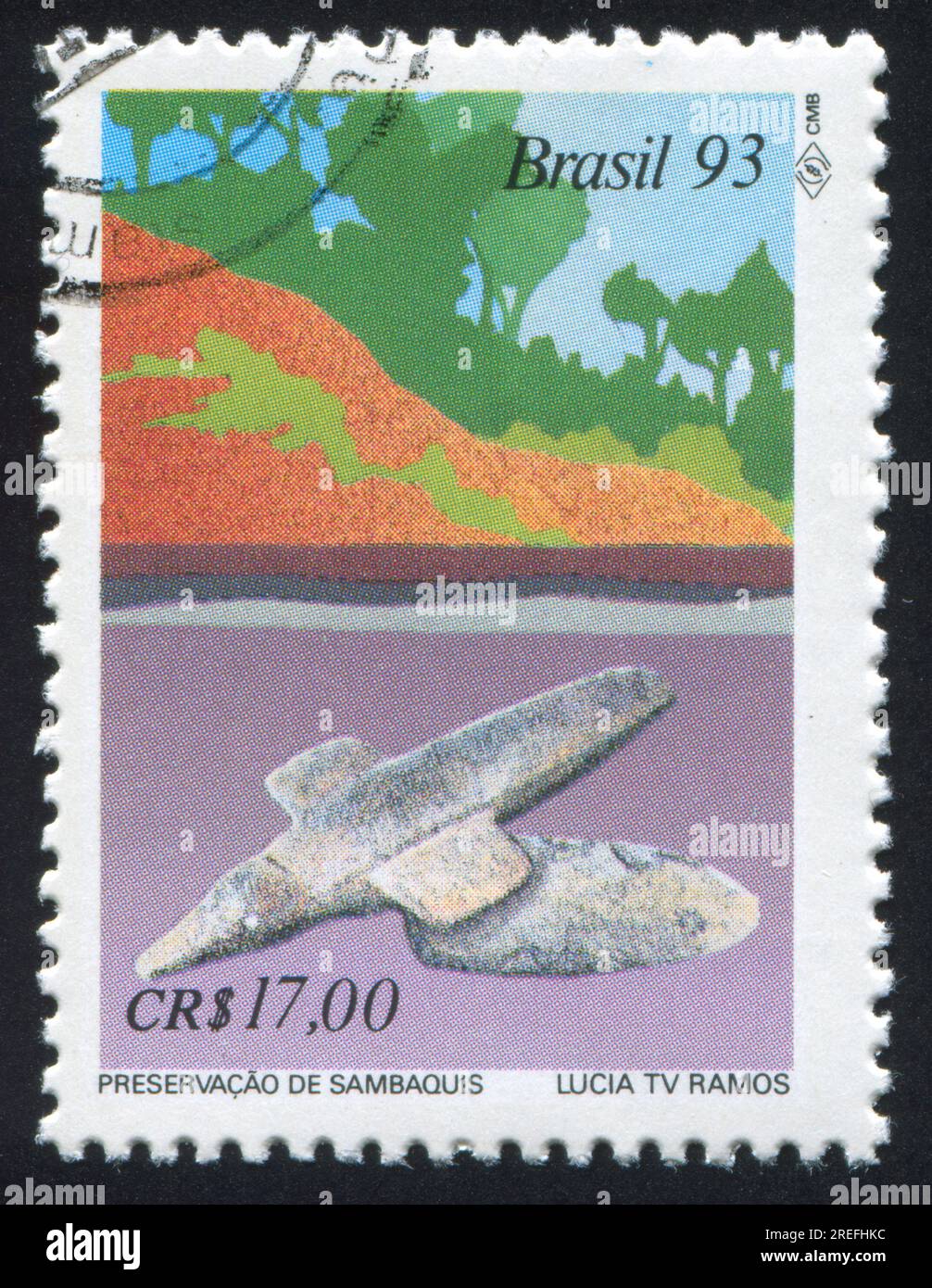 BRAZIL - CIRCA 1993: stamp printed by Brazil, shows Preservation of ...