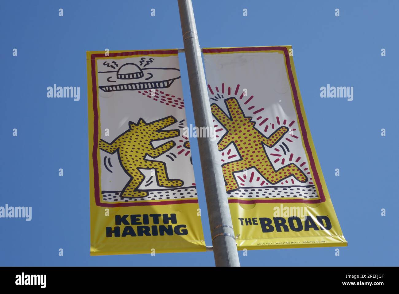 Los Angeles, California, USA 27th July 2023 Keith Haring The Broad Art ...