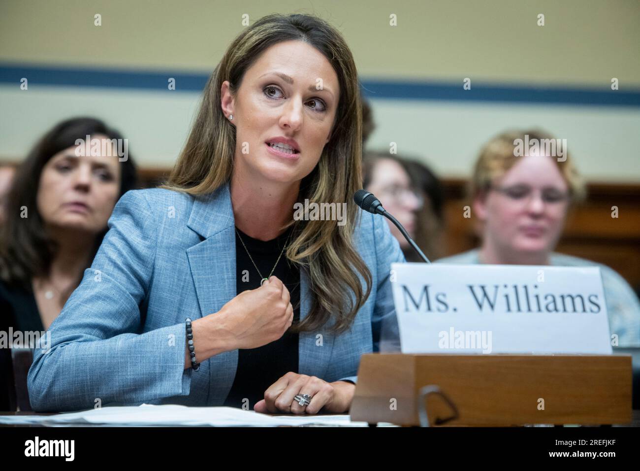 Fox Sports Reporter Allison Williams appears before a House Select ...