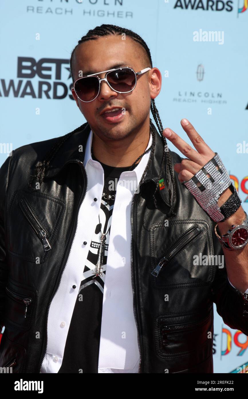 Sean Paul arriving at the BET Awards 2009 at the Shrine Auditorium in ...