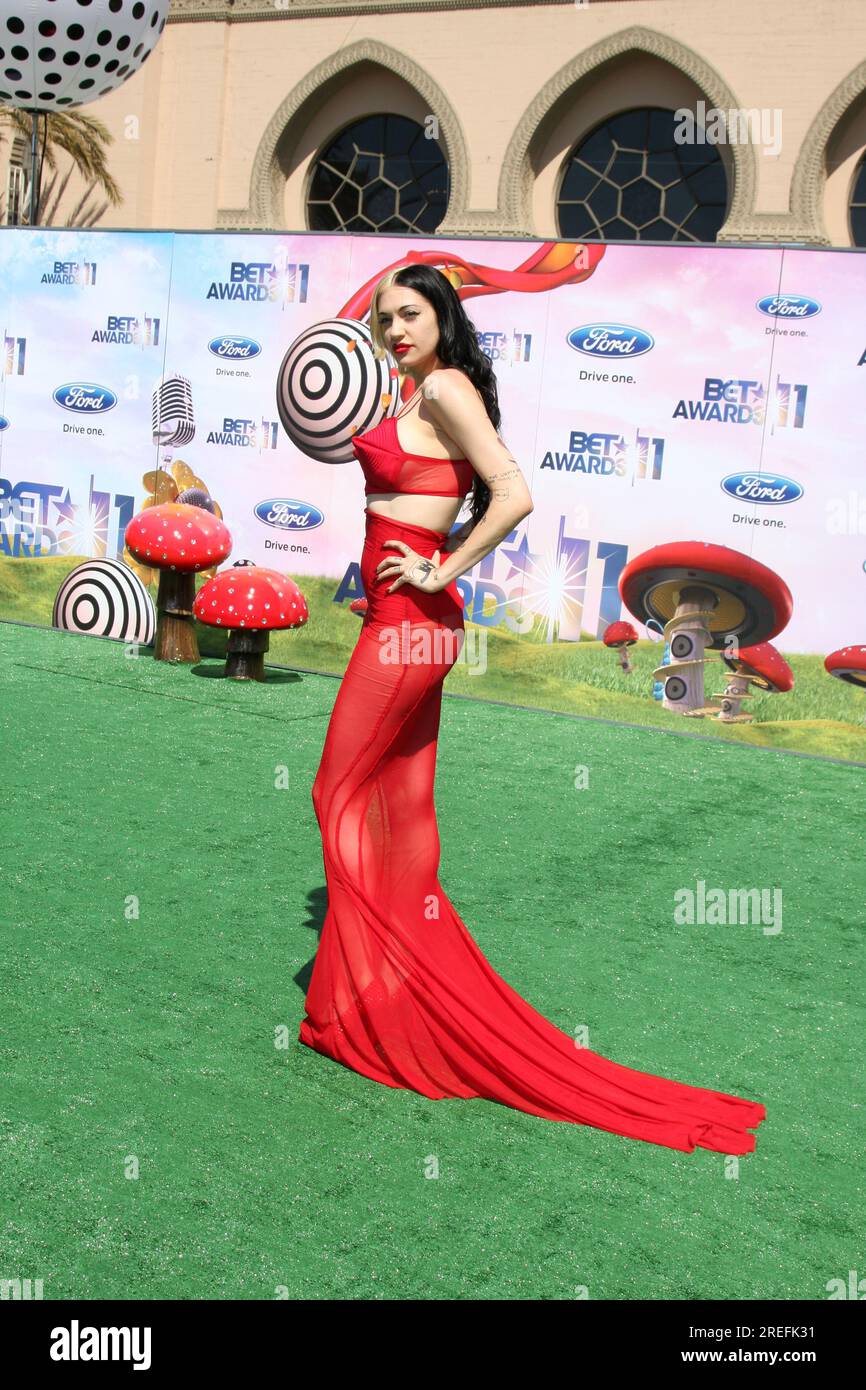 LOS ANGELES - JUN 26: Porcelain Black arriving at the 11th Annual BET ...