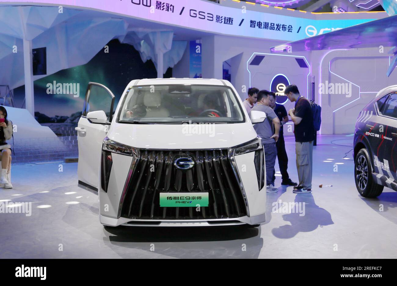 SHANGHAI, CHINA - JULY 27, 2023 - A model of the J-20 fighter jet at ...