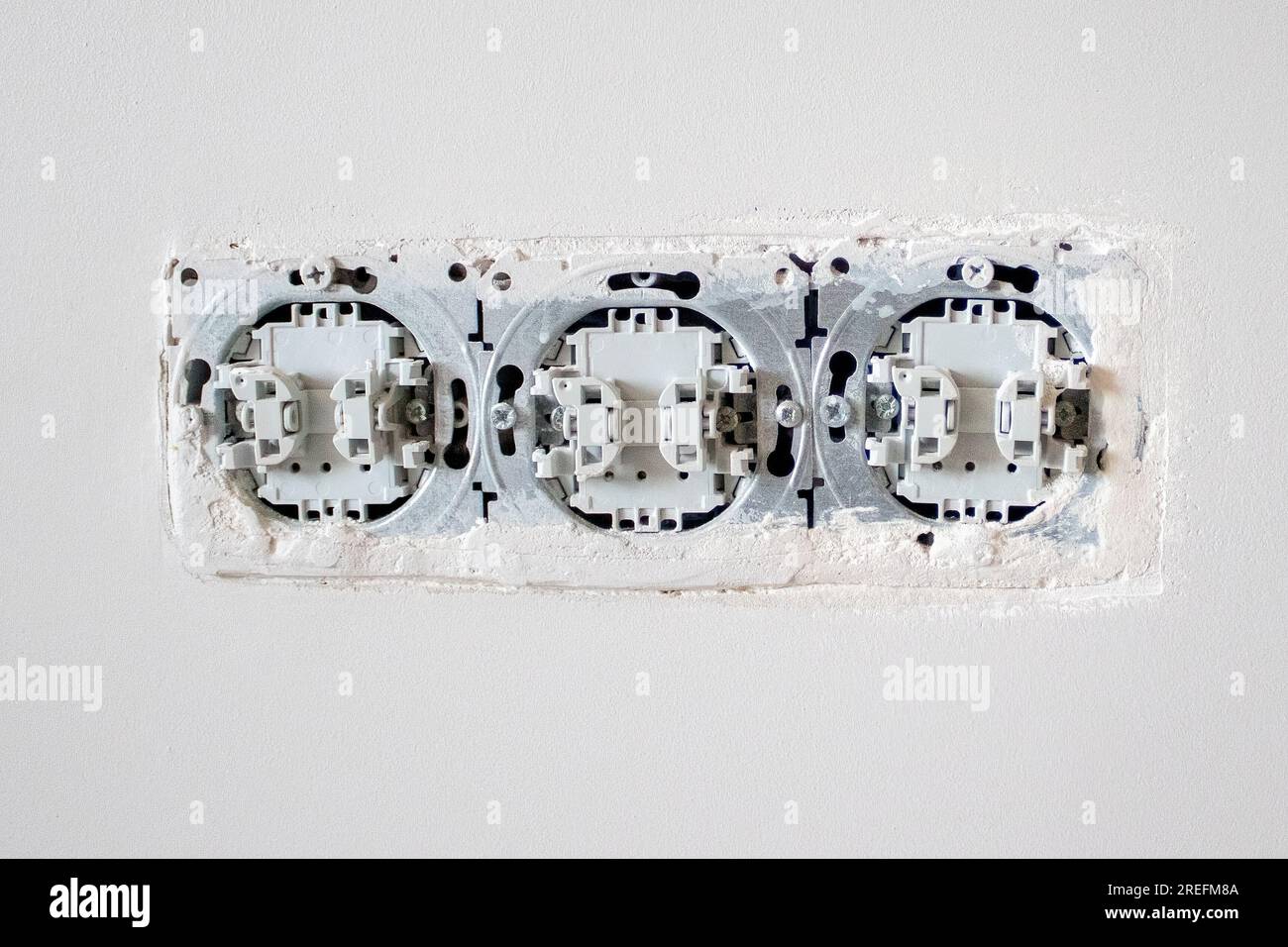 Installing electric equipment hi-res stock photography and images - Alamy