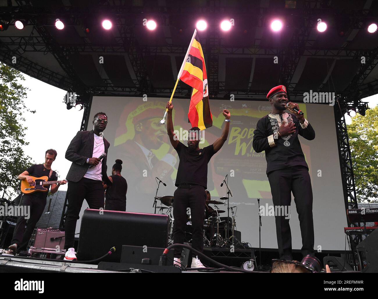 New York, USA. 27th July, 2023. NEW YORK CITY - JULY 27: Bobi Wine and ...