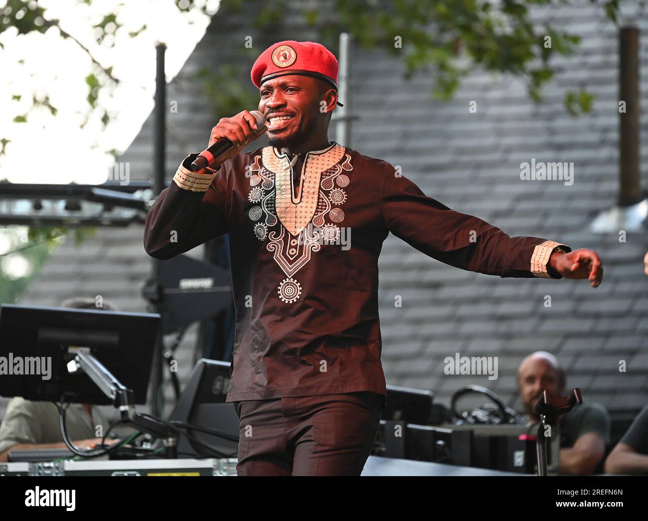 New York, USA. 27th July, 2023. NEW YORK CITY - JULY 27: Bobi Wine ...
