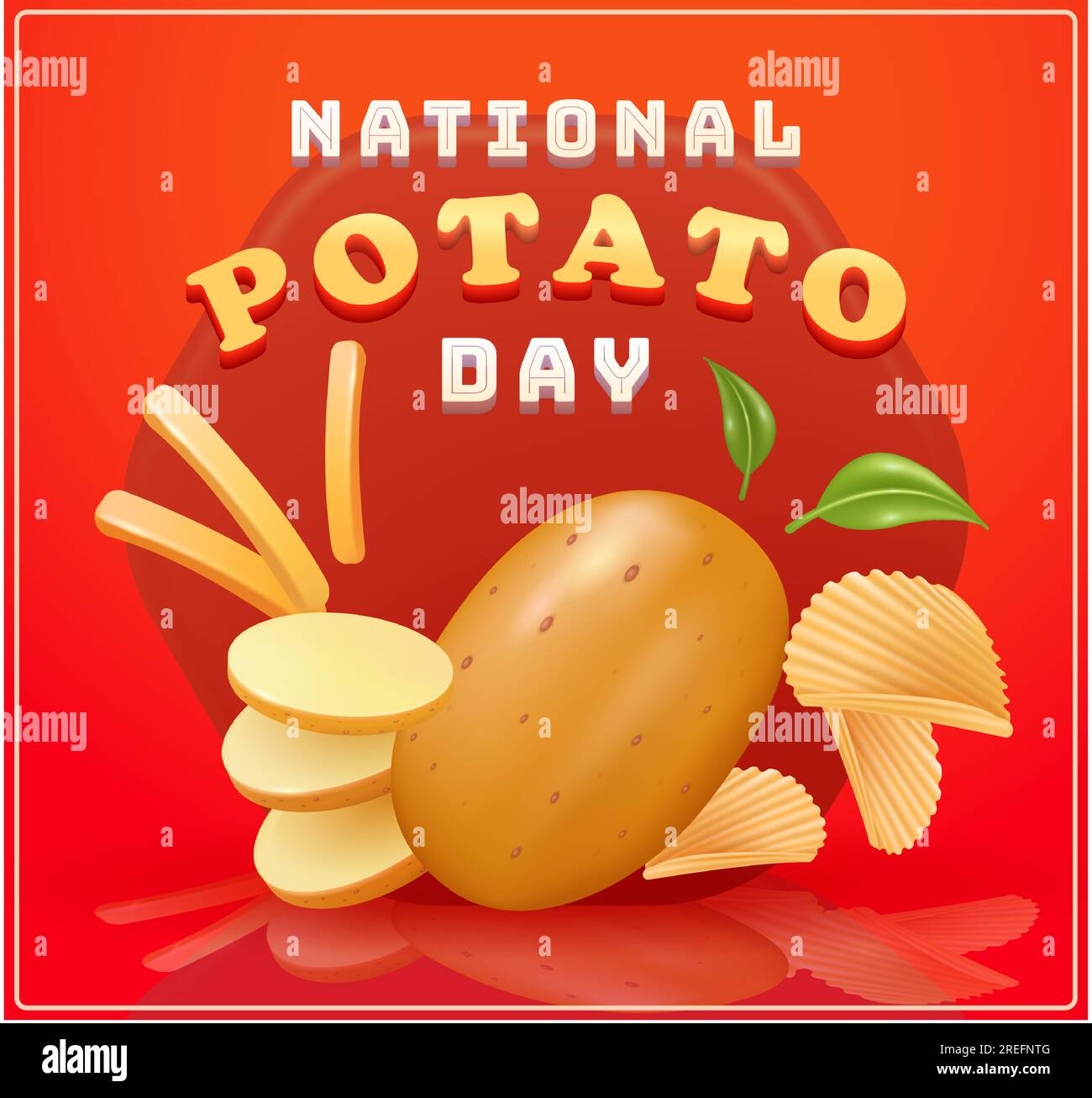 Happy national potato day Stock Vector Images - Alamy