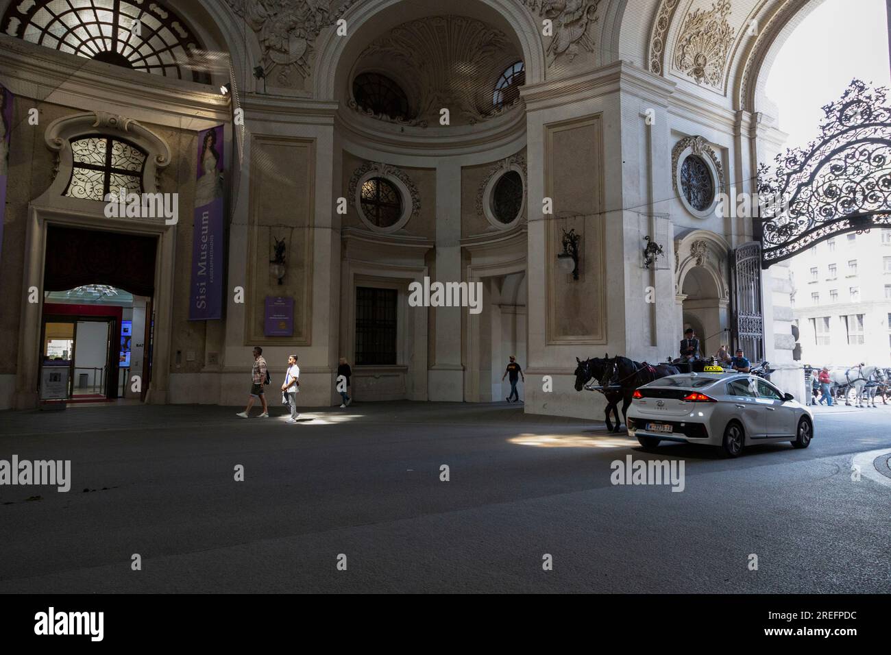 Vienna, Austria - June 13, 2023: Sissi Museum in the Hofburg Palace ...
