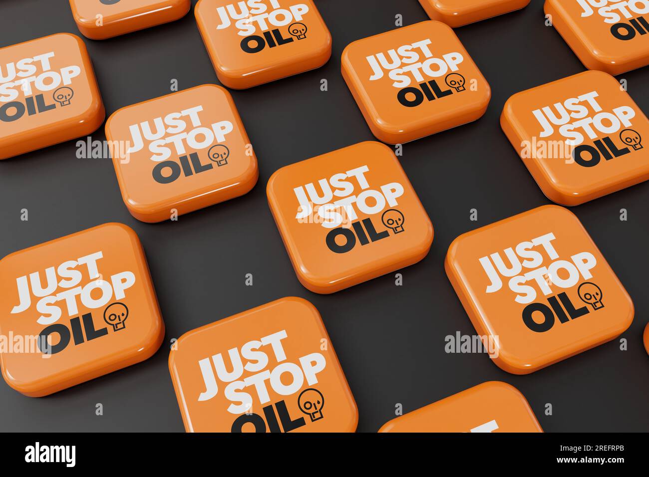 LONDON, UK - July 2023: Just stop oil environmental protest activist ...