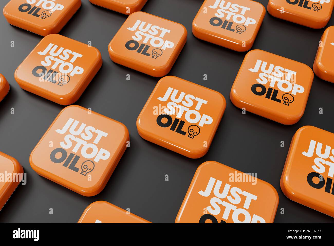 LONDON, UK - July 2023: Just stop oil environmental protest activist ...