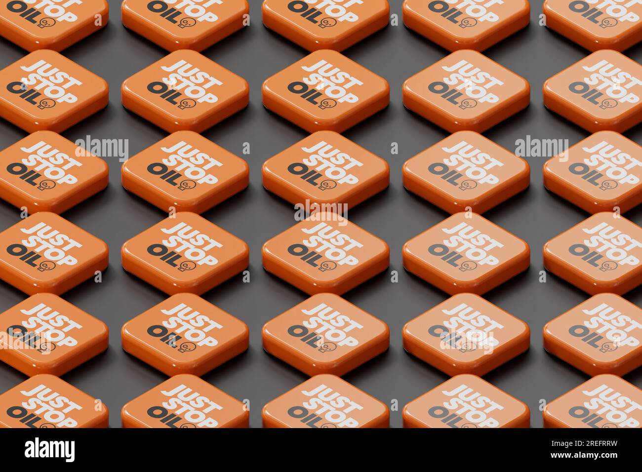 LONDON, UK - July 2023: Just stop oil environmental protest activist ...